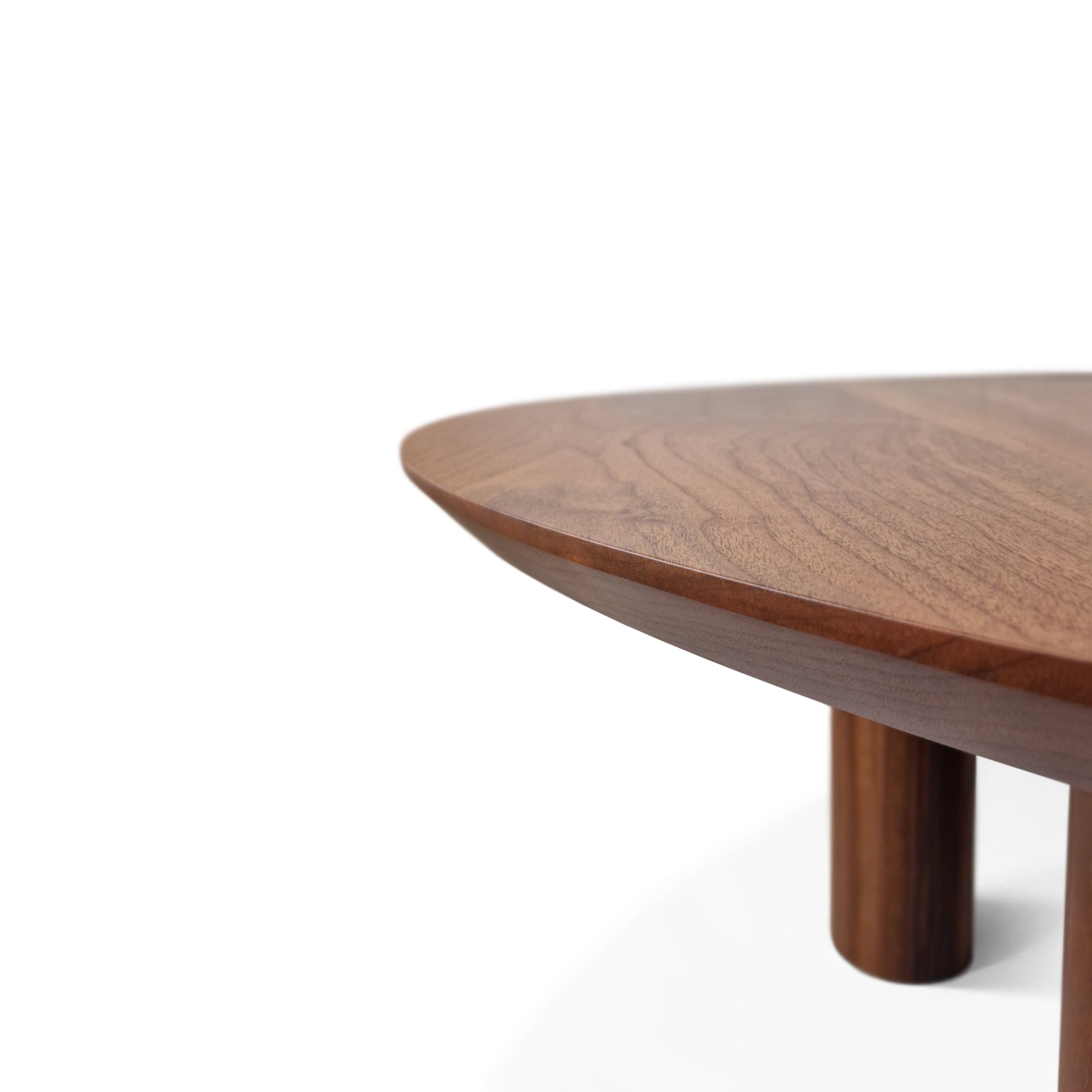 Ella Walnut Handcrafted Round Dining Table Extendable | S10Home