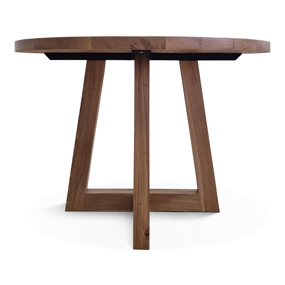 Tulip Round Oak Dining Table | Solid Wood | S10Home