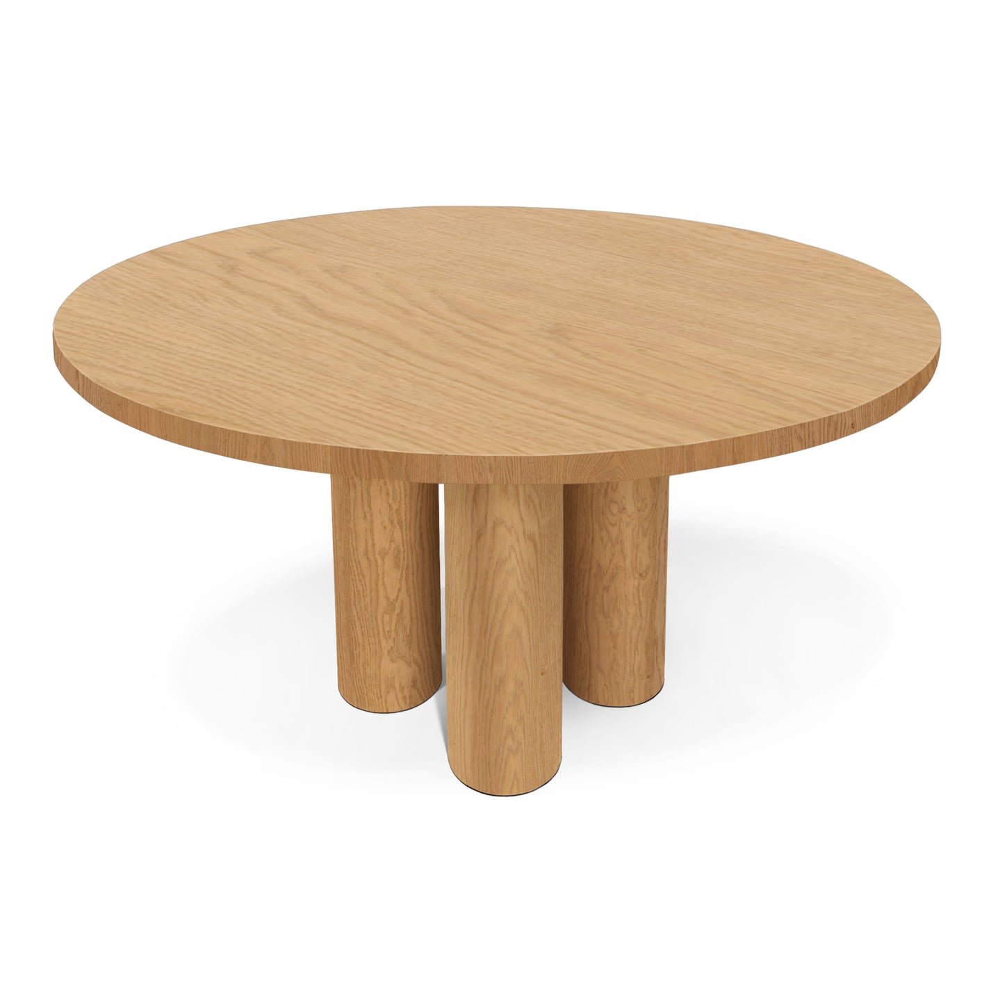 Ella Round Oak Dining Room Table: Timeless Elegance | S10Home