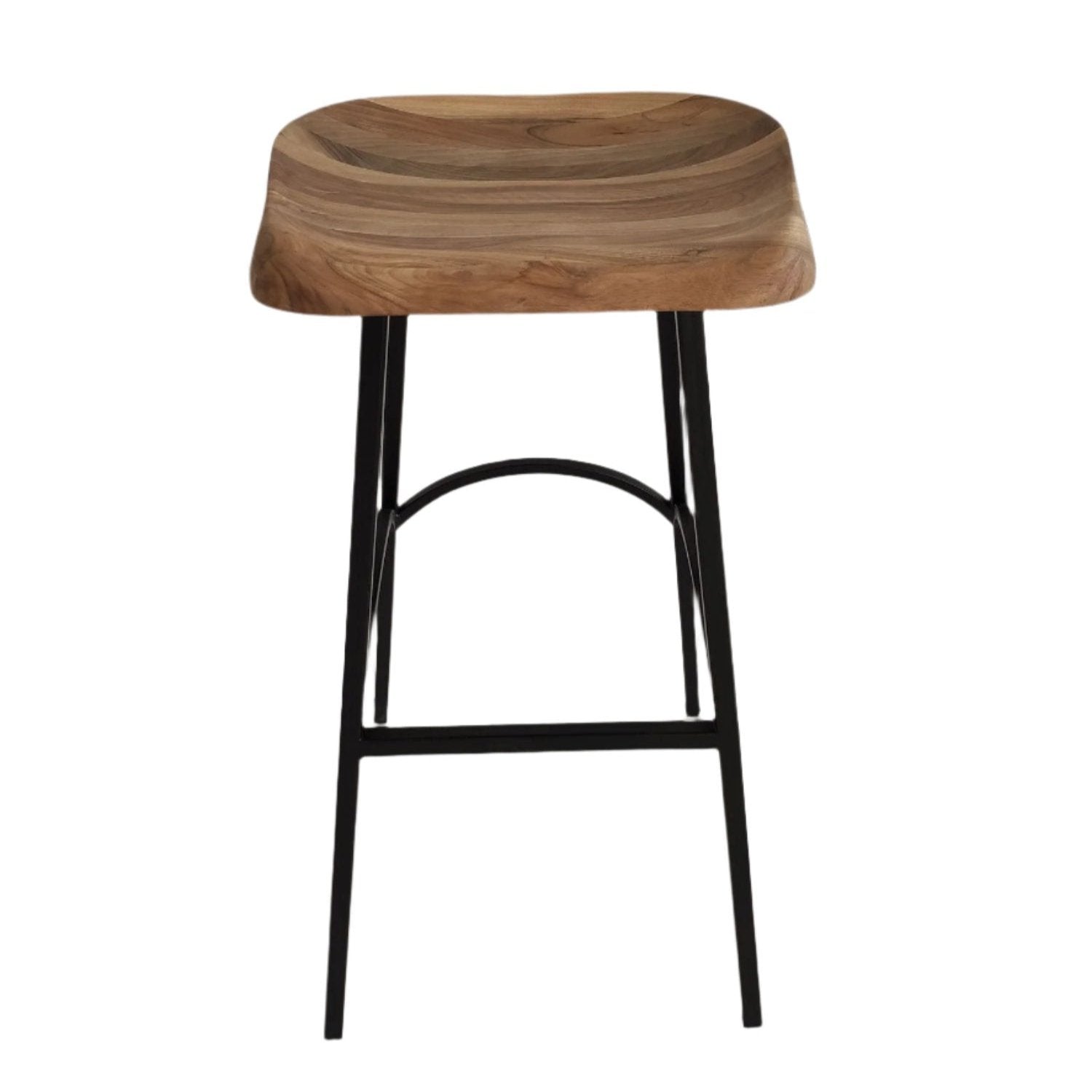 Phillip Bistro Bar Stool in Solid Walnut