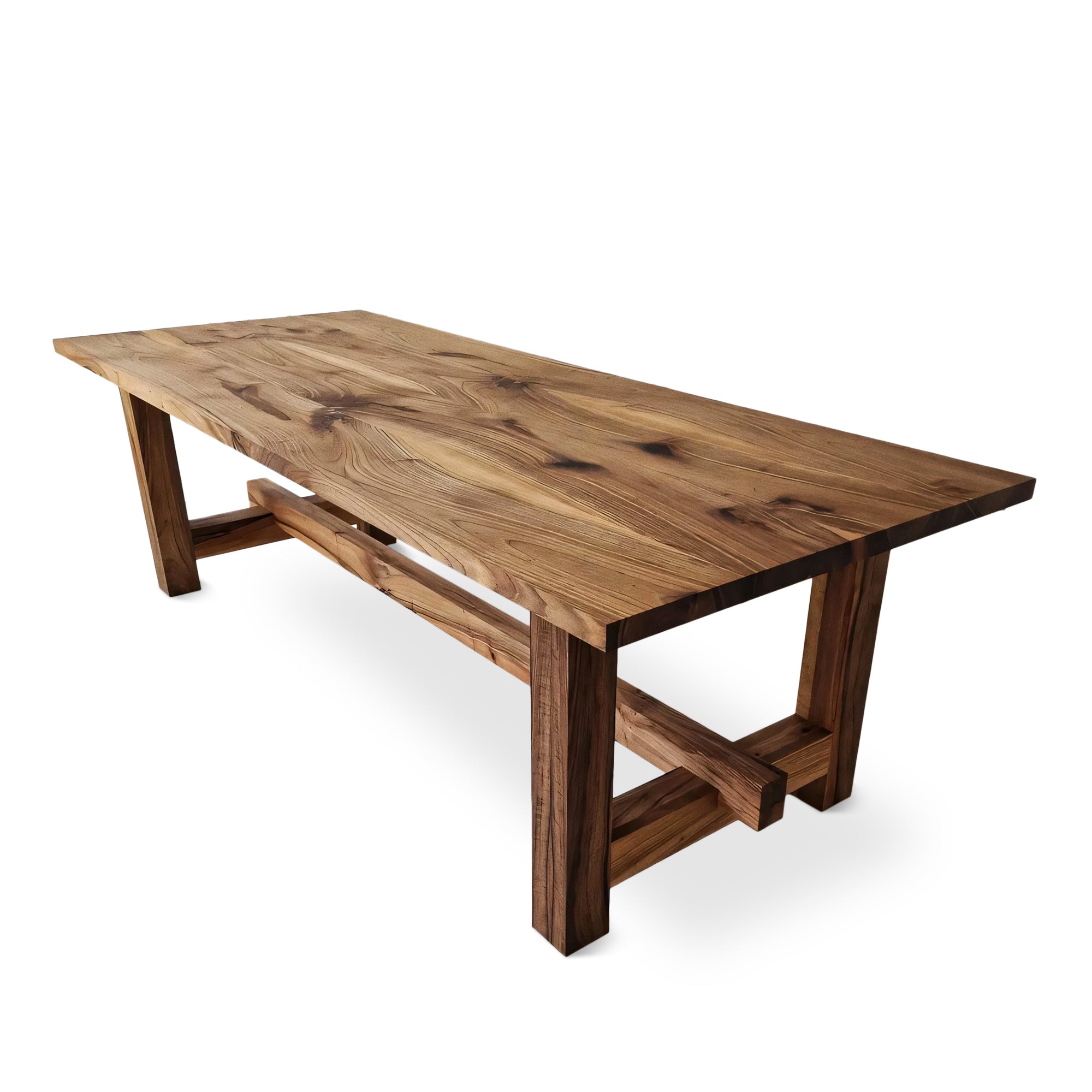 Rustic Extendable Walnut Dining Table | S10 Home Furniture