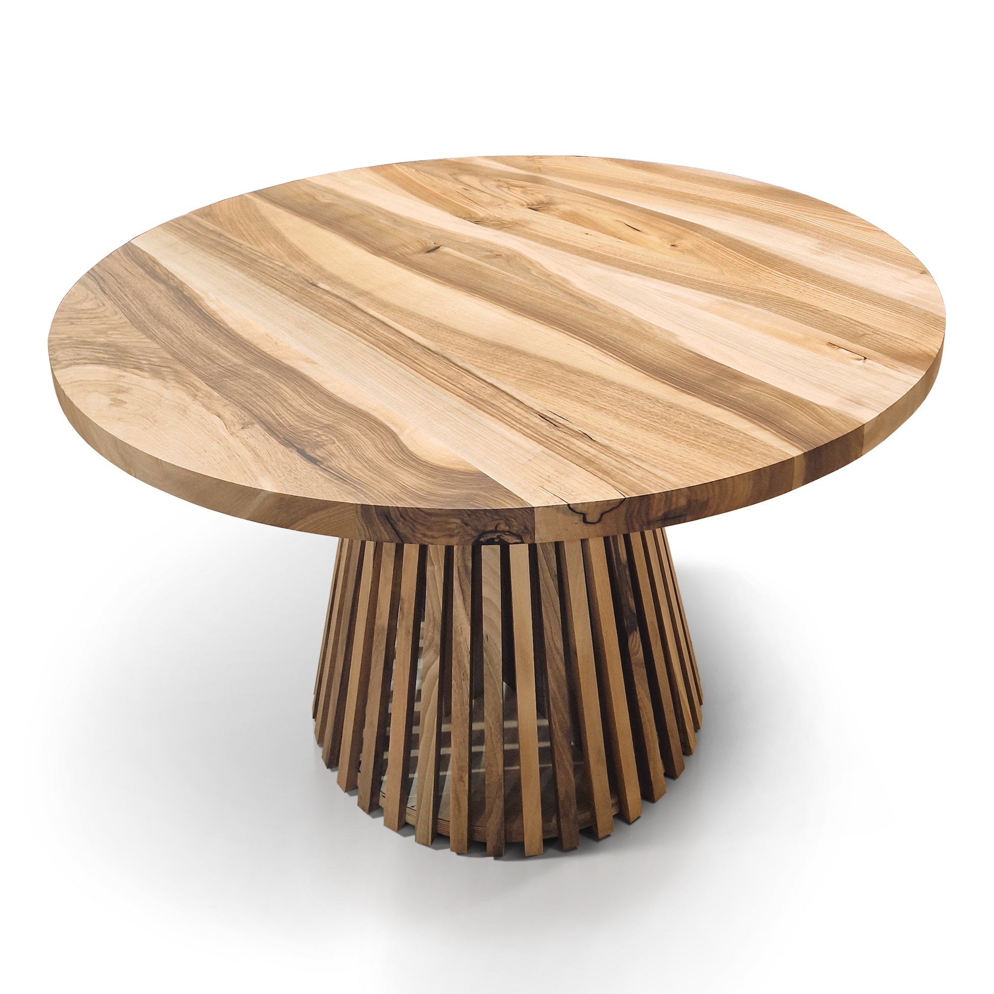 Vivien Round Dining Table Extendable in Walnut by S10Home