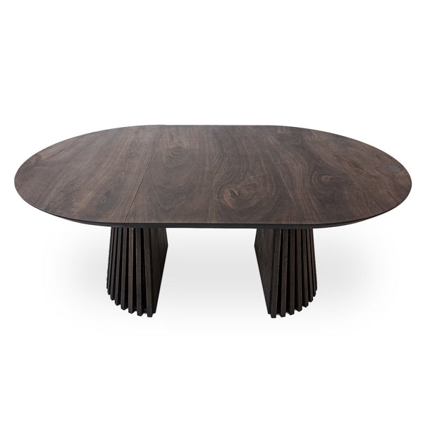 Vivien Round Walnut Table Extendable | S10Home