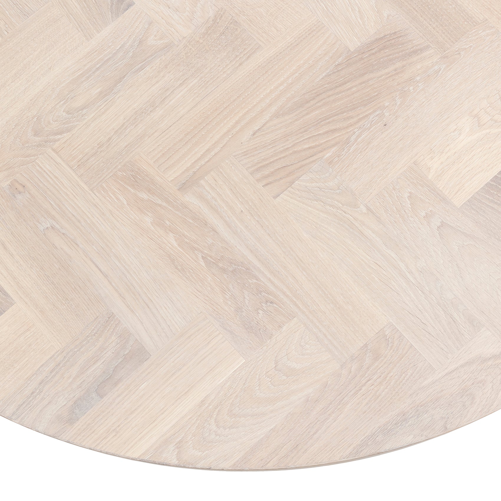 Round Herringbone Dining Table, 4-10 Seater | S10Home