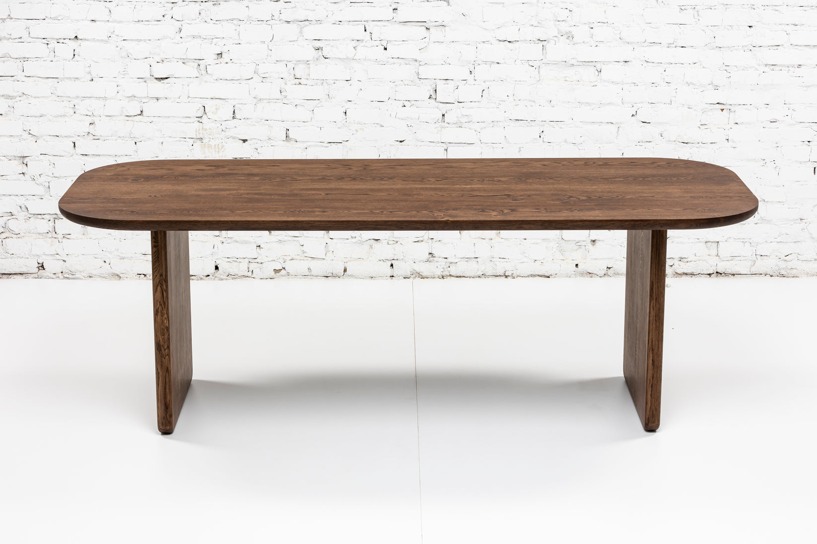 Dark Solid Oak Table Extendable | S10Home