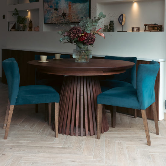 Round Dining Tables | Handcrafted & Solid Wood | Extendable | S10Home