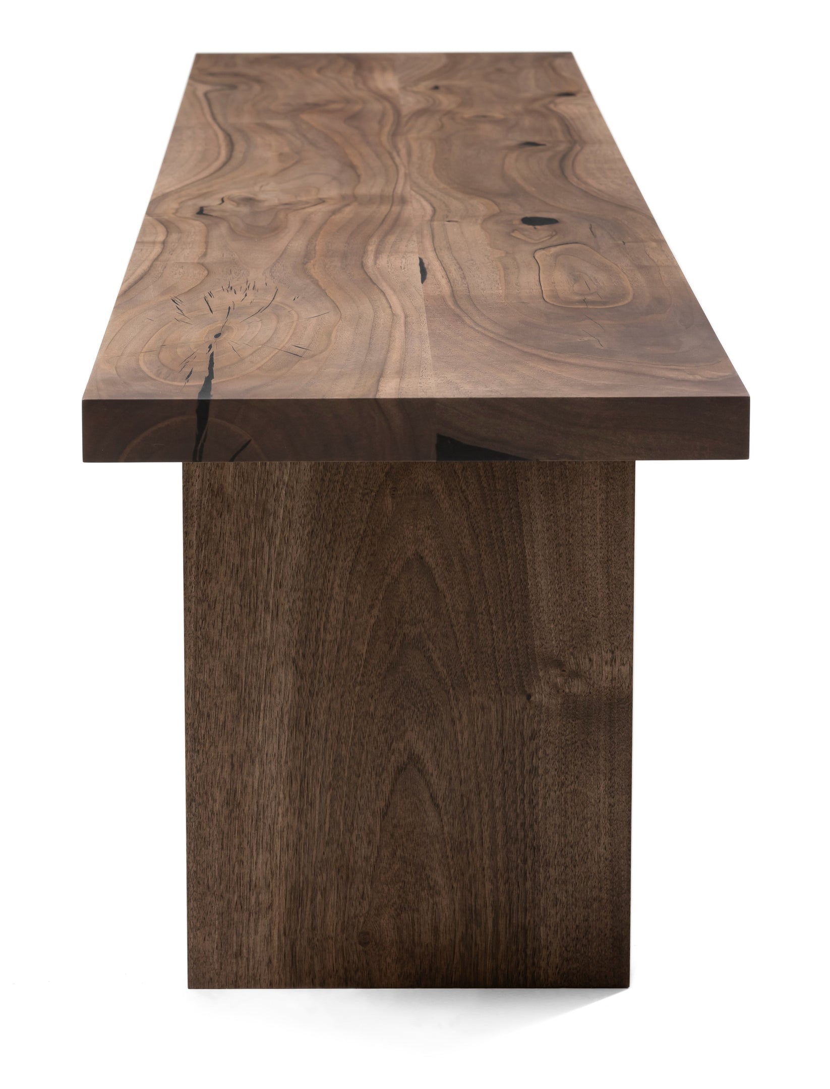 Solid Walnut Dining Bench - Handmade In The UK | S10 Home