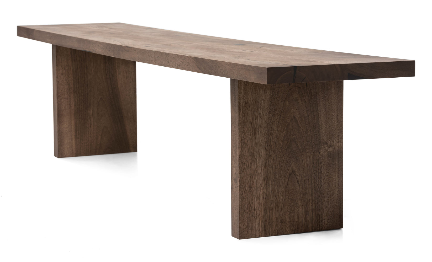 Solid Walnut Dining Bench - Handmade In The UK | S10 Home